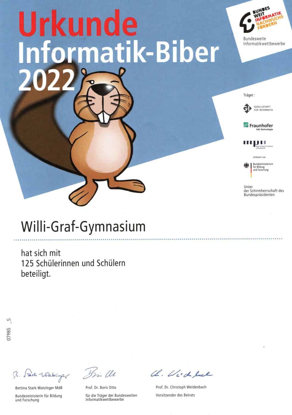 Informatik Wettbewerbe – Willi-Graf-Gymnasium