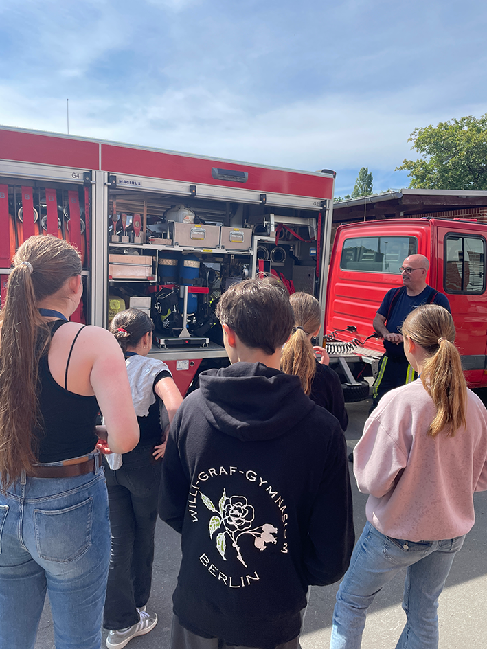 Feuerlöscher-Training – Willi-Graf-Gymnasium